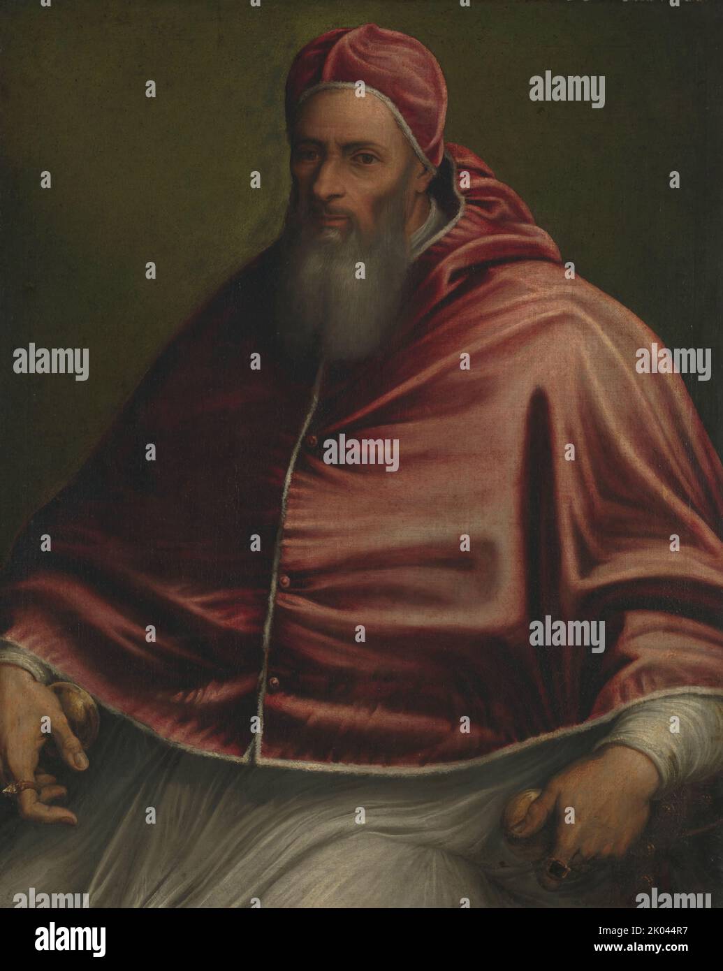Portrait of Pope Julius III (1478-1555), c. 1550. Found in the ...