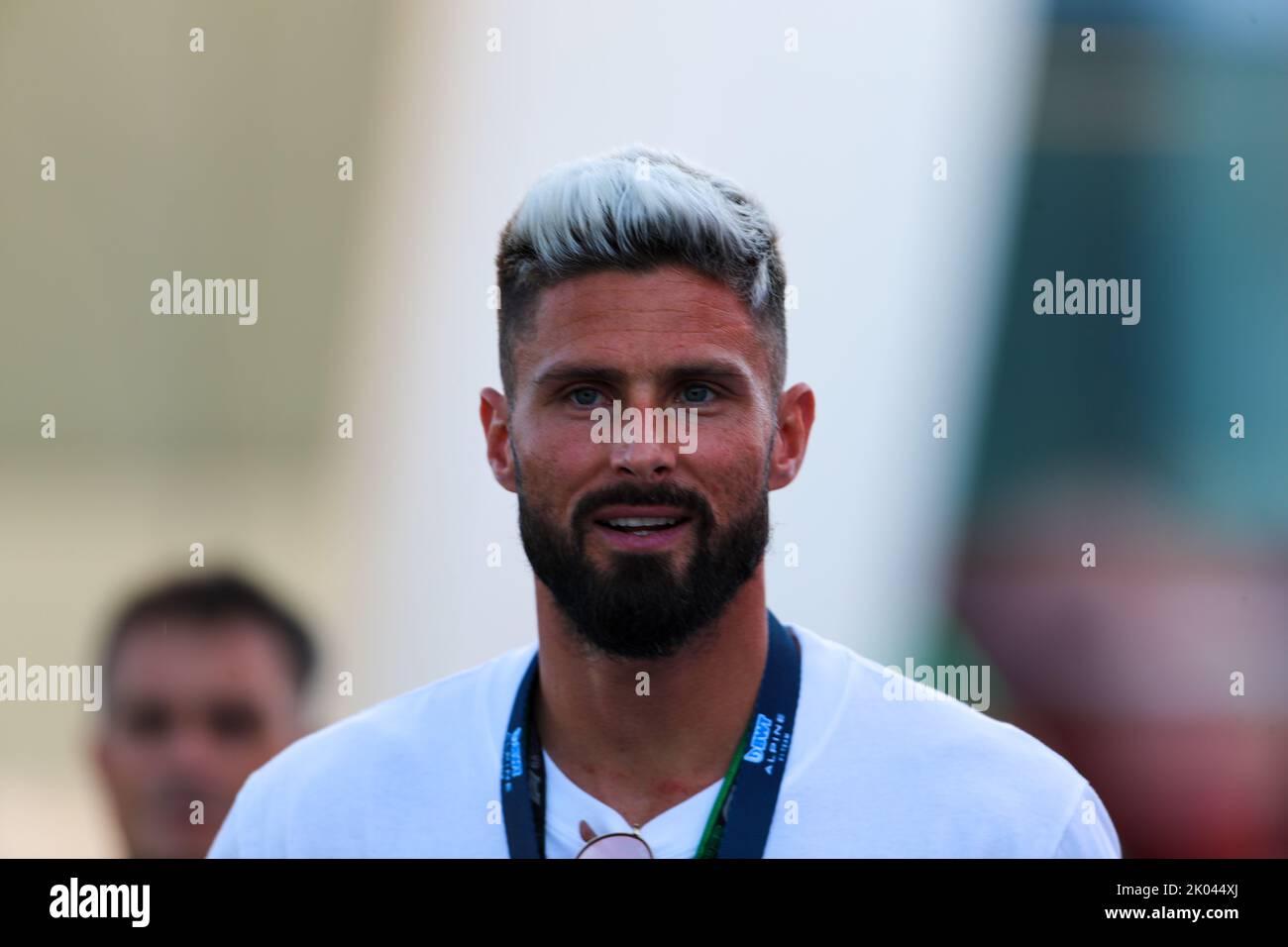 Olivier Giroud (FRA) - AC Milan player during FORMULA 1 PIRELLI GRAN PREMIO D’ITALIA 2022, Monza ...