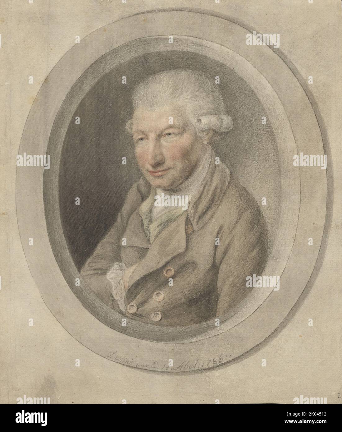Portrait of Carl Friedrich Abel (1723-1787), 1786. Found in the ...