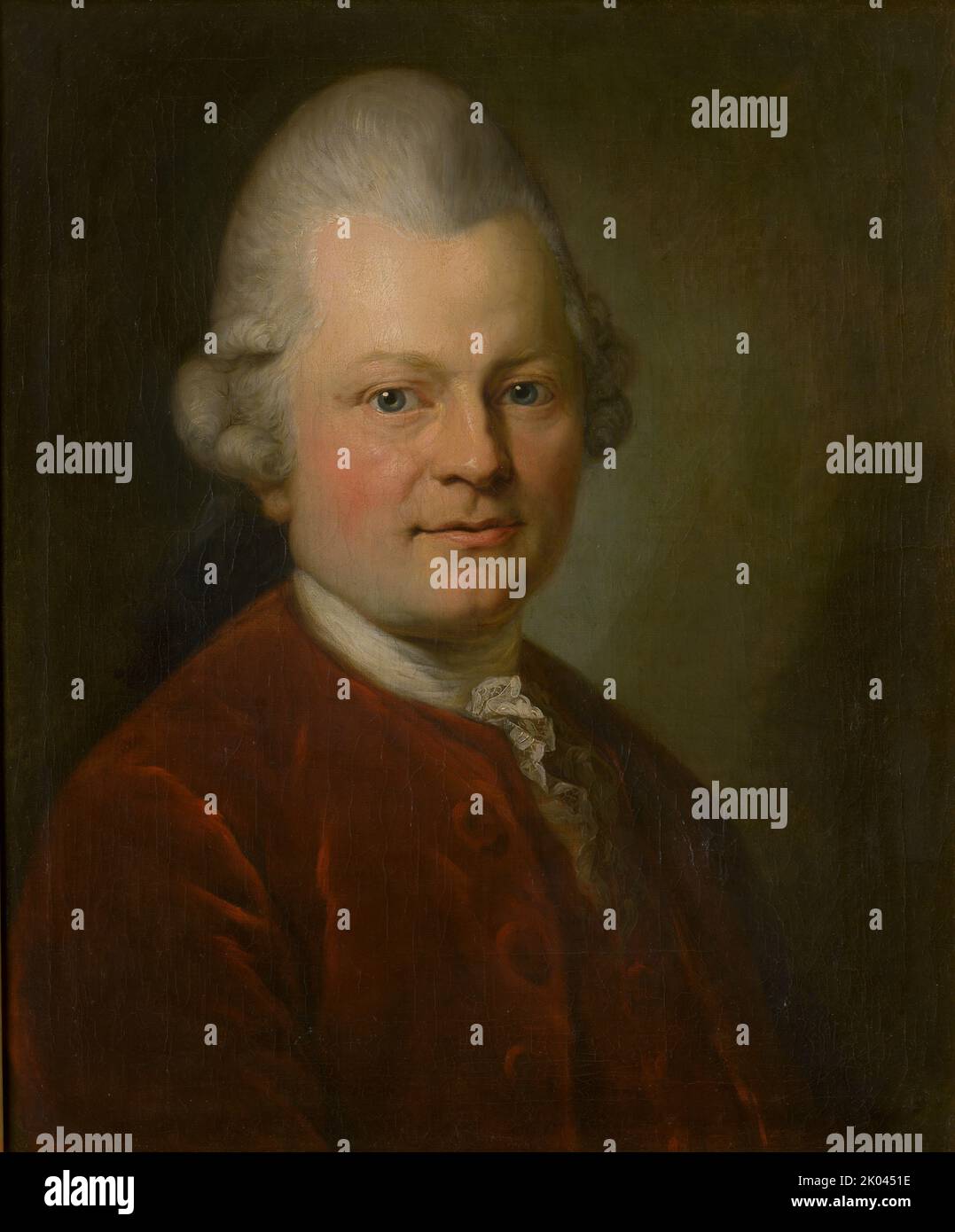 Portrait of Gotthold Ephraim Lessing (1729-1781), 1771. Found in the ...