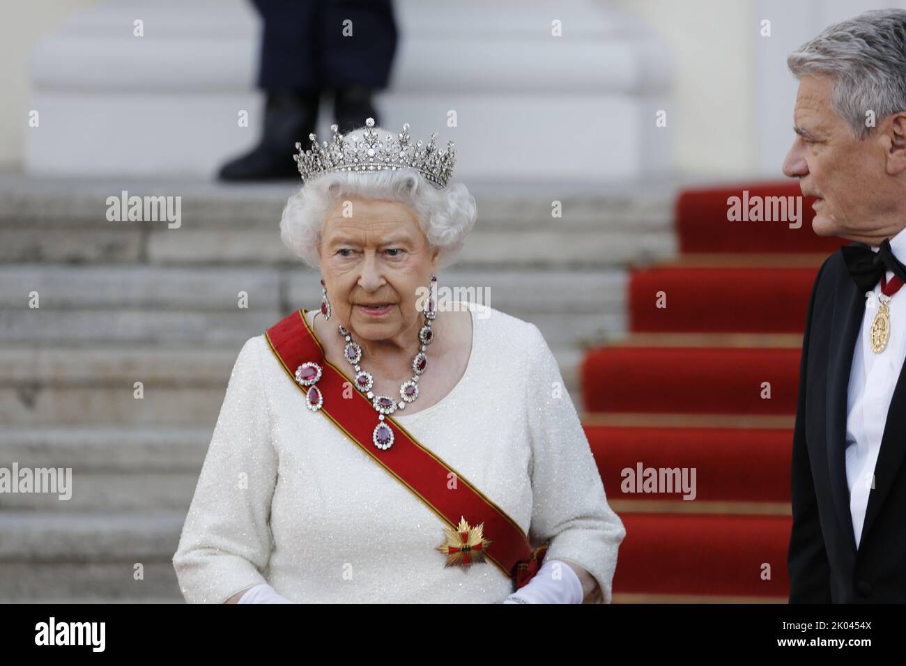 06/24/2015, Germany, Berlin, Queen Elizabeth II. and Prince Philip ...
