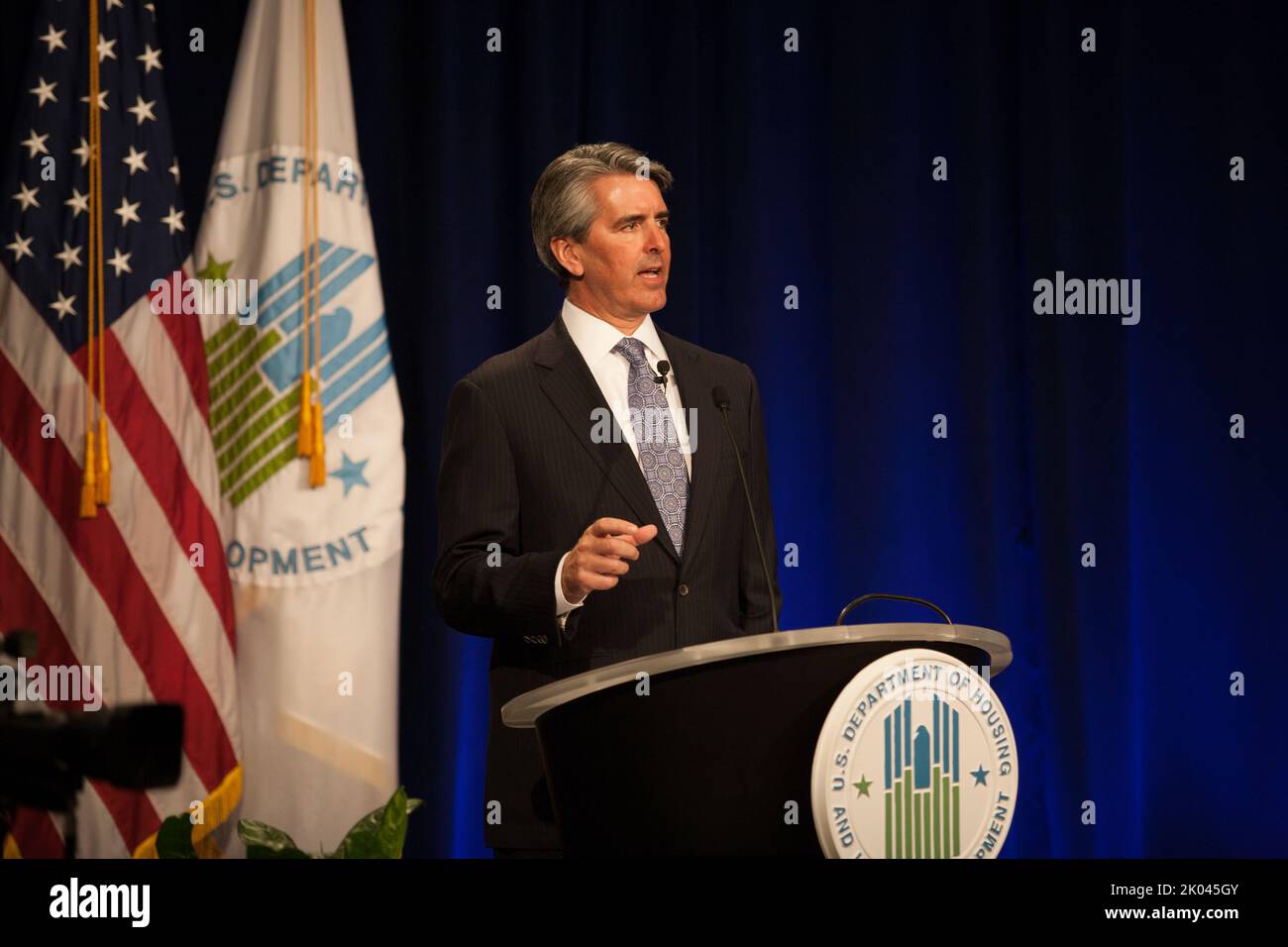 Federal Housing Administration (FHA) briefing at HUD headquarters, with ...