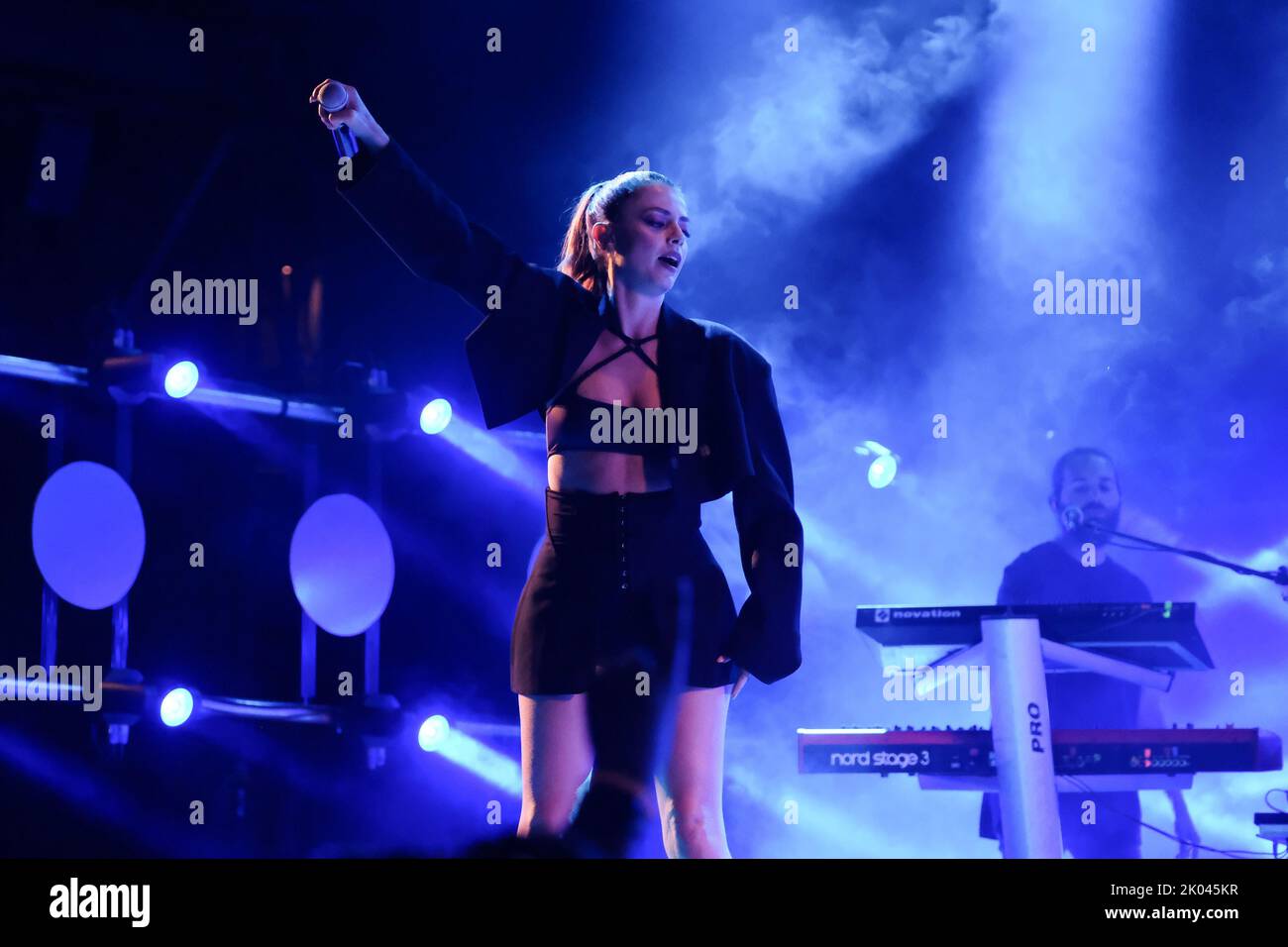 Annalisa during the Italian singer Music Concert ANNALISA - Nuda10Club ...