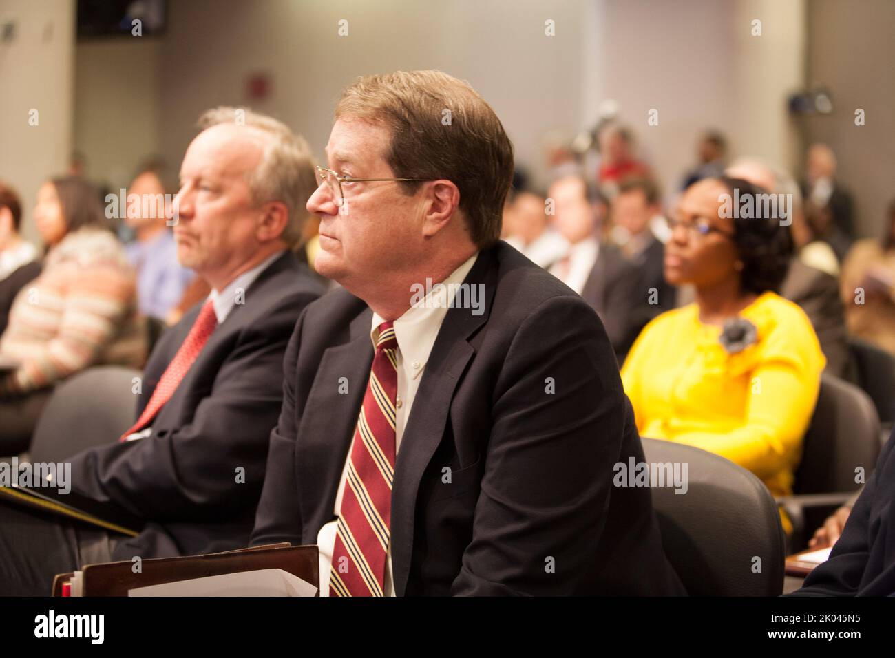 Federal Housing Administration (FHA) briefing at HUD headquarters, with ...