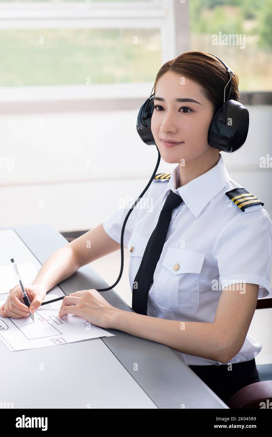 Asian air traffic controller hi-res stock photography and images - Alamy