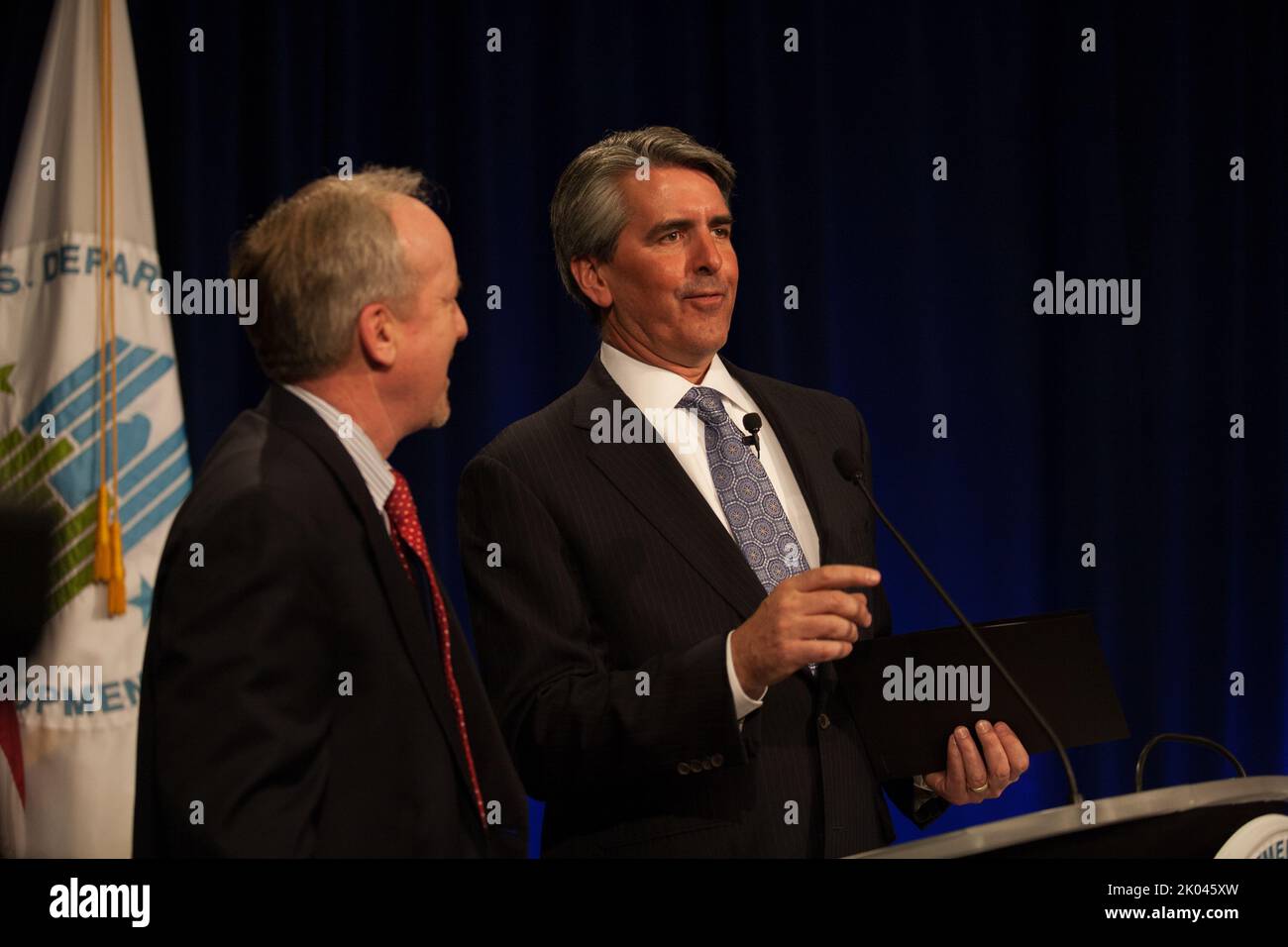 Federal Housing Administration (FHA) briefing at HUD headquarters, with ...