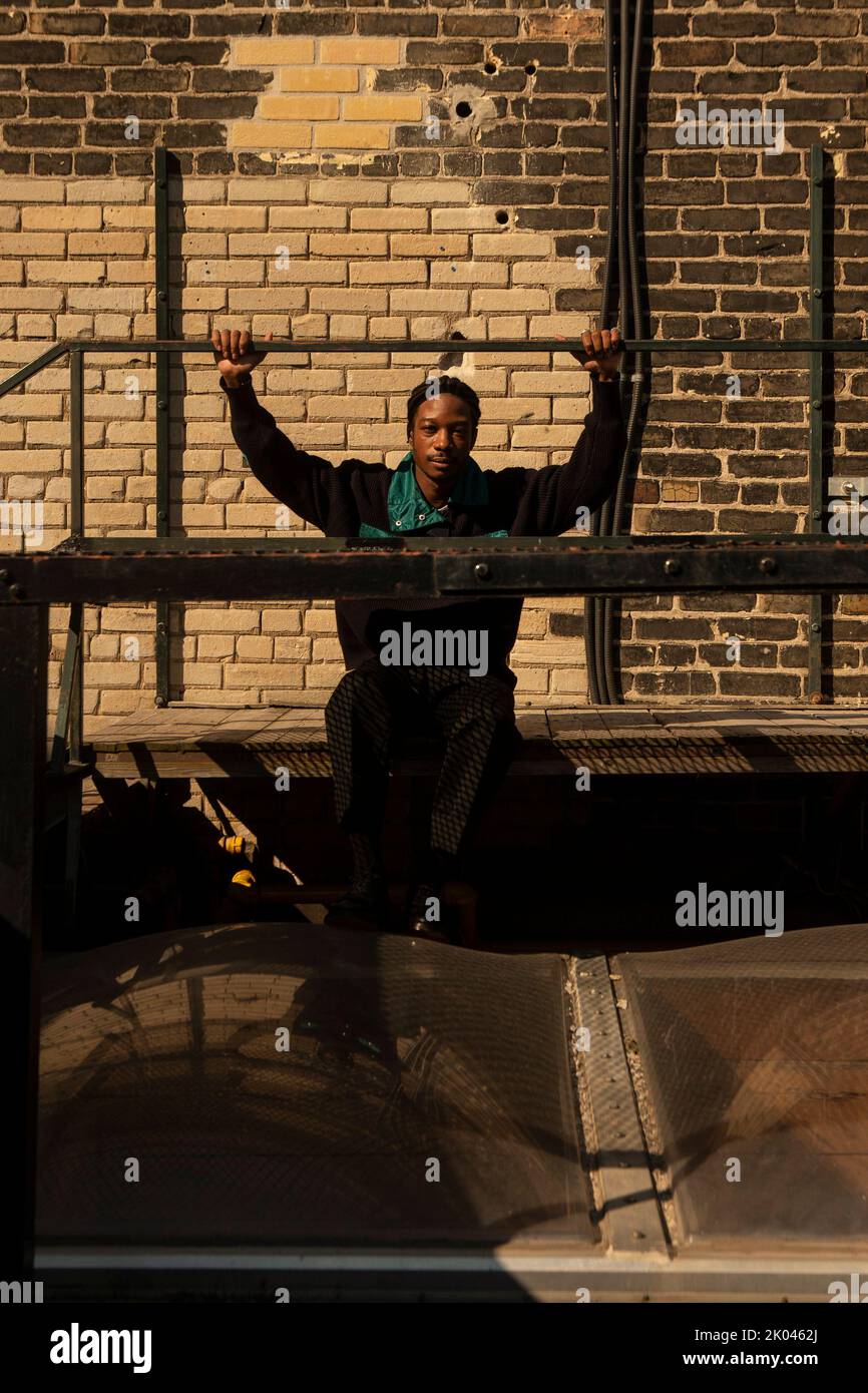 Actor Lamar Johnson poses for a portrait in Toronto, Friday, Sept. 9 ...
