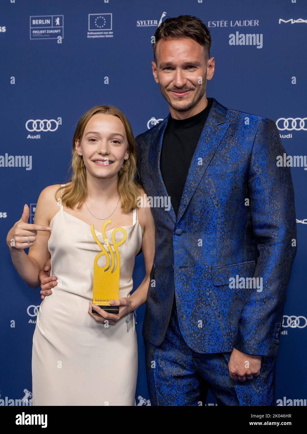 Berlin, Germany. 09th Sep, 2022. Dora Zygouri, winner of the Young ...