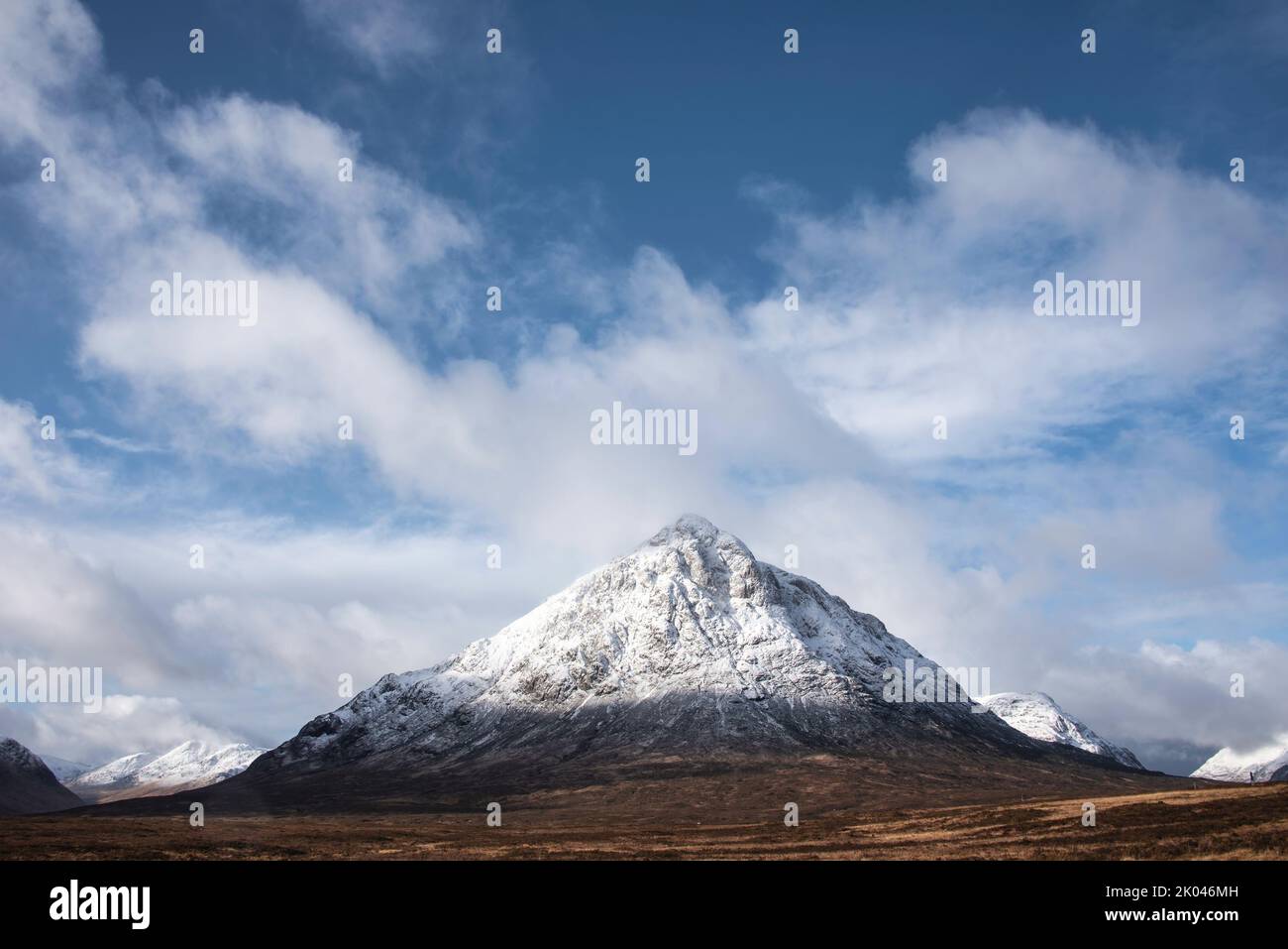 Stunning iconic landscape Winter image of Stob Dearg Buachaille Etive ...