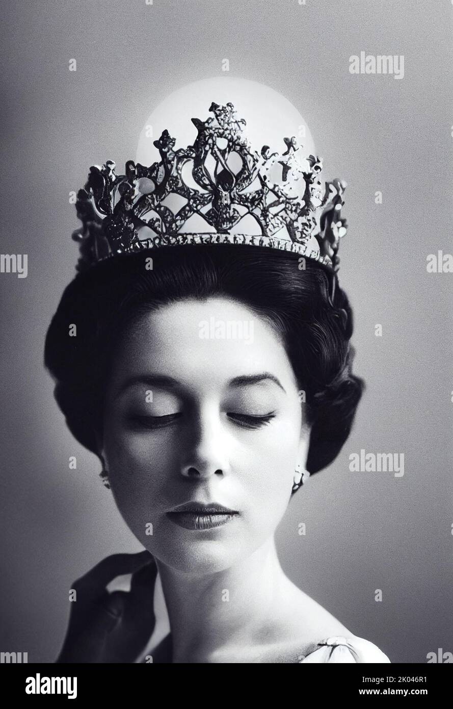 Royalty queen elizabeth ii portrait hi-res stock photography and images ...