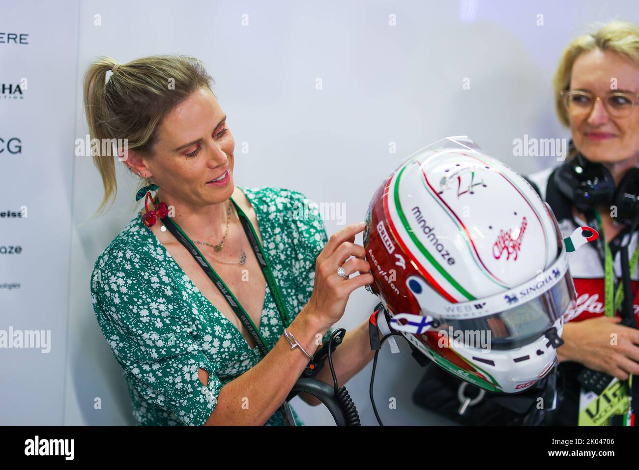 CROMWELL Tiffany, wife of BOTTAS Valtteri, portrait during the Formula ...