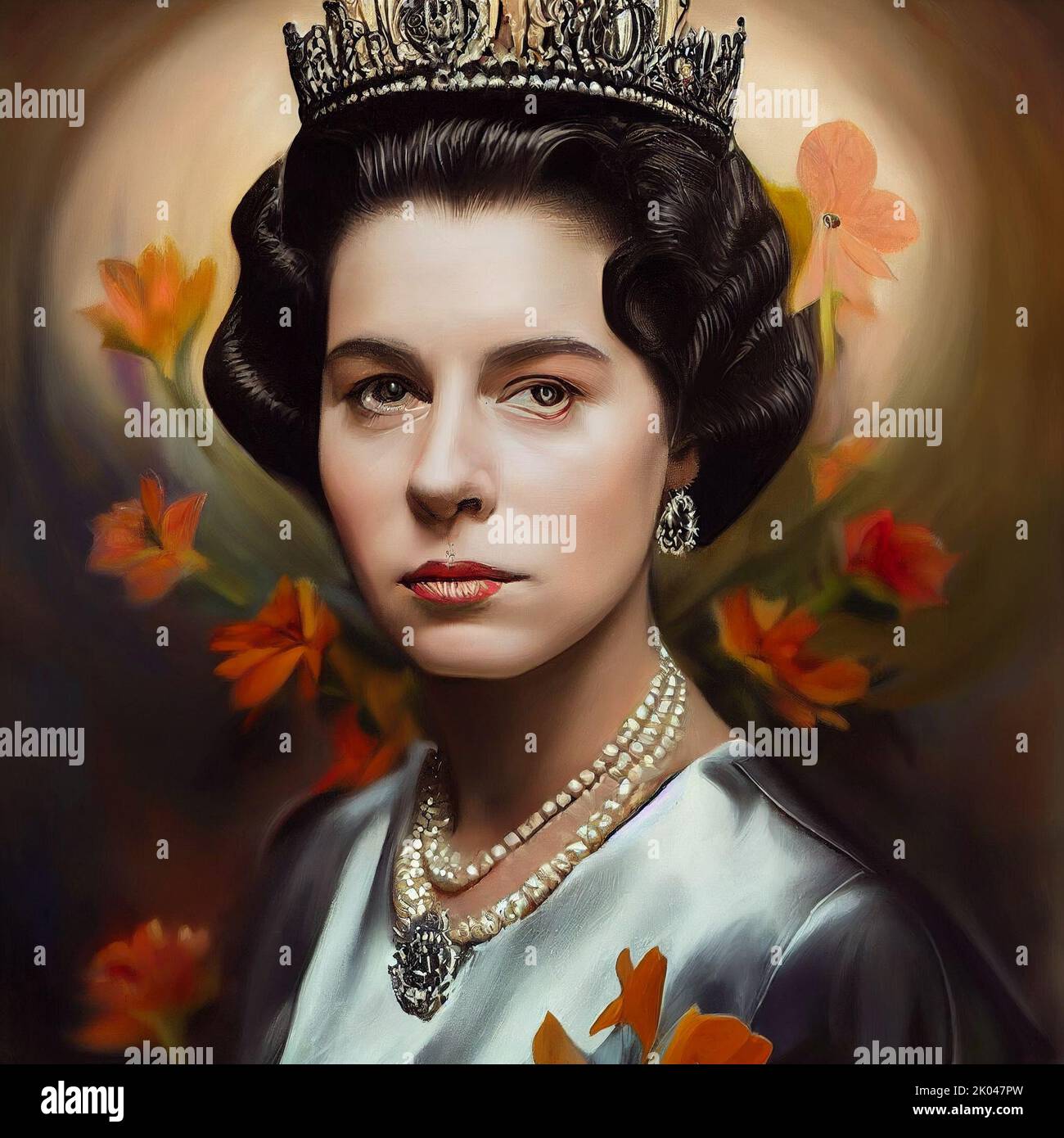 Royal family portrait illustration hi-res stock photography and images ...