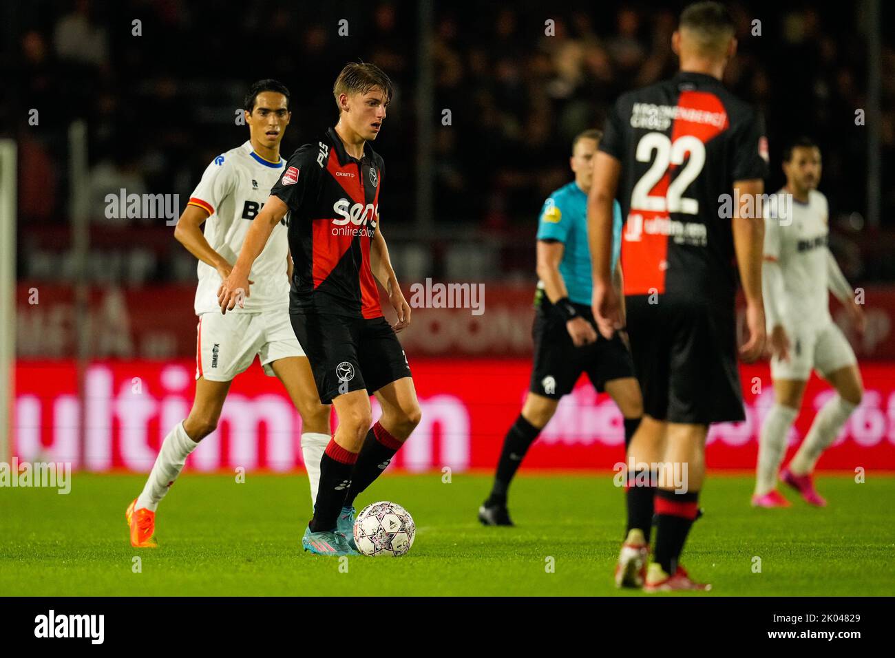 ALMERE, NETHERLANDS - SEPTEMBER 9: Joey Jacobs of Almere City during the Dutch ...