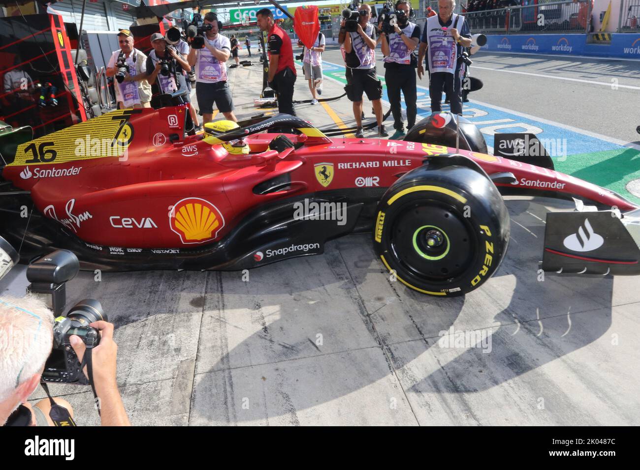 Monza, Italy. 09th Sep, 2022. MONZA, Italy, 9. September 2022; #16 ...