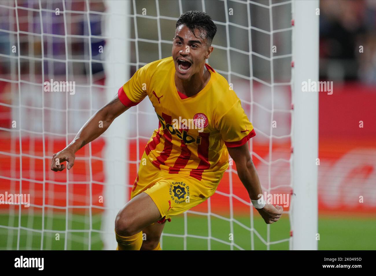 Jesus Reinier of Girona FC celebrates after scoring the opening goal (1 ...