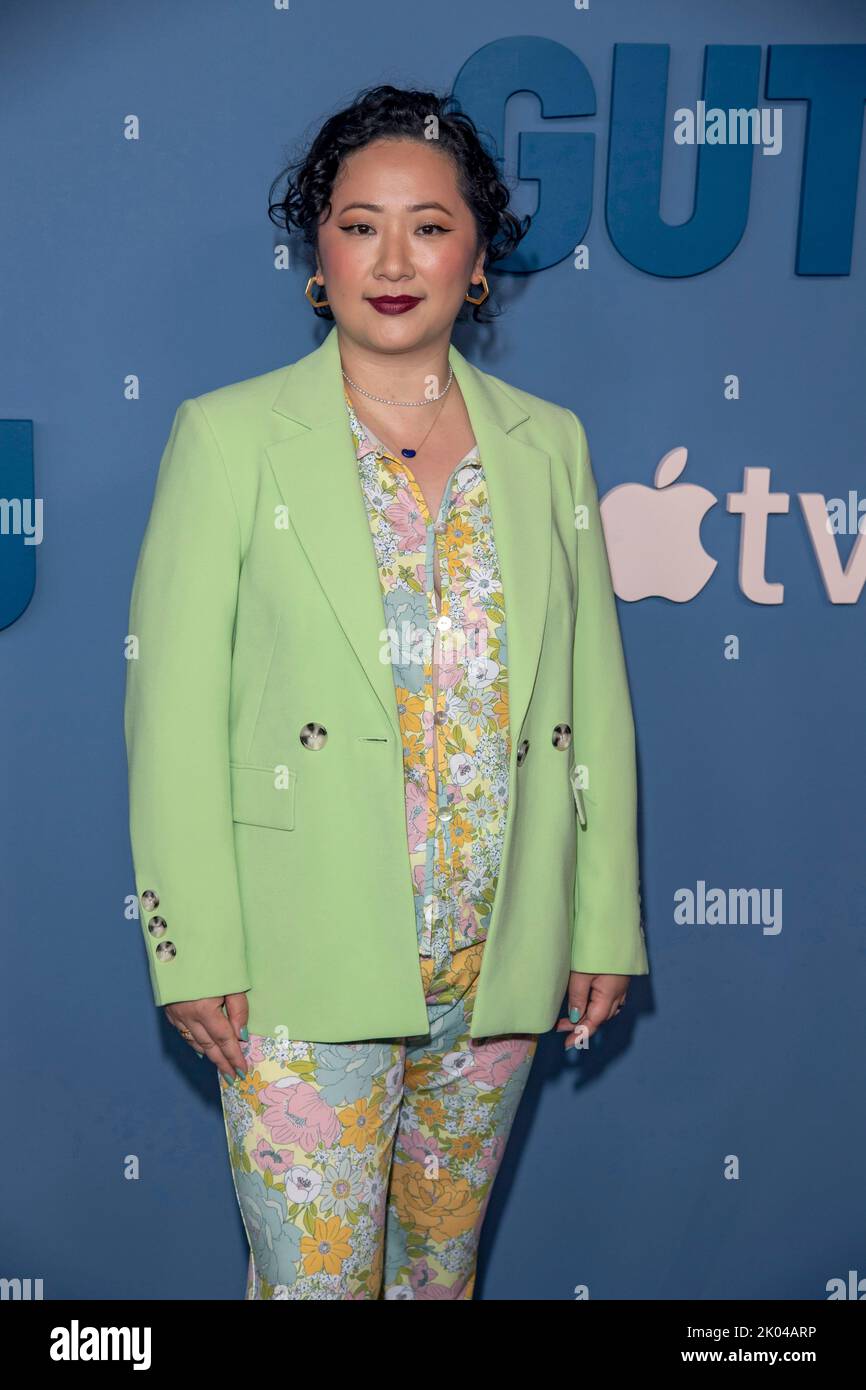 NEW YORK, NEW YORK - SEPTEMBER 08: Yu Gu attends Apple TV+ docuseries ...