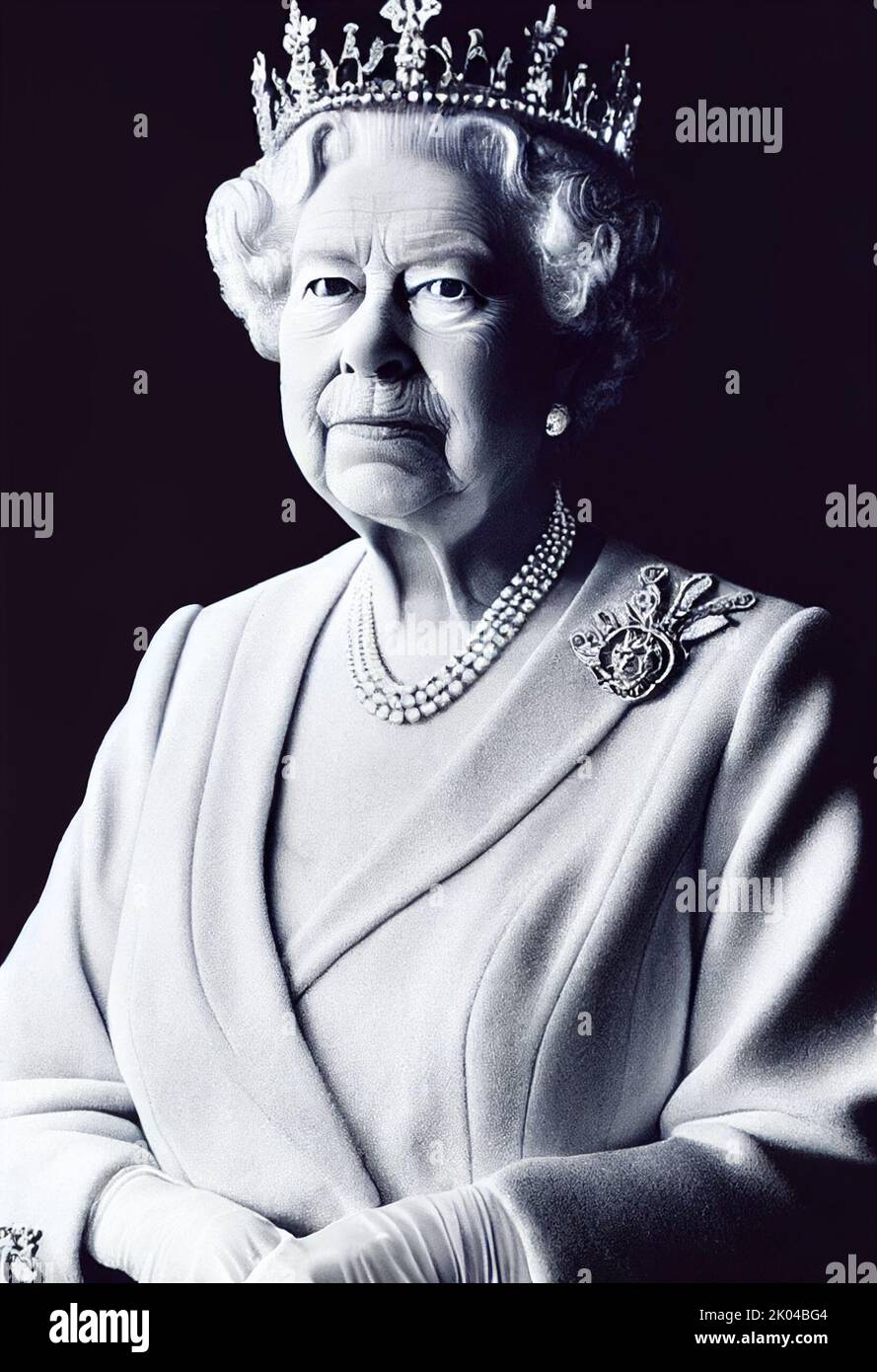 Queen elizabeth profile hi-res stock photography and images - Alamy