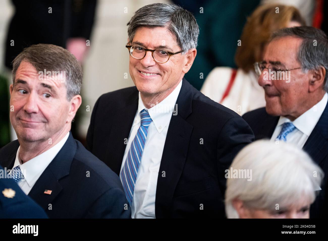 UNITED STATES - SEPTEMBER 7: From left, former Defense Secretary Ash ...