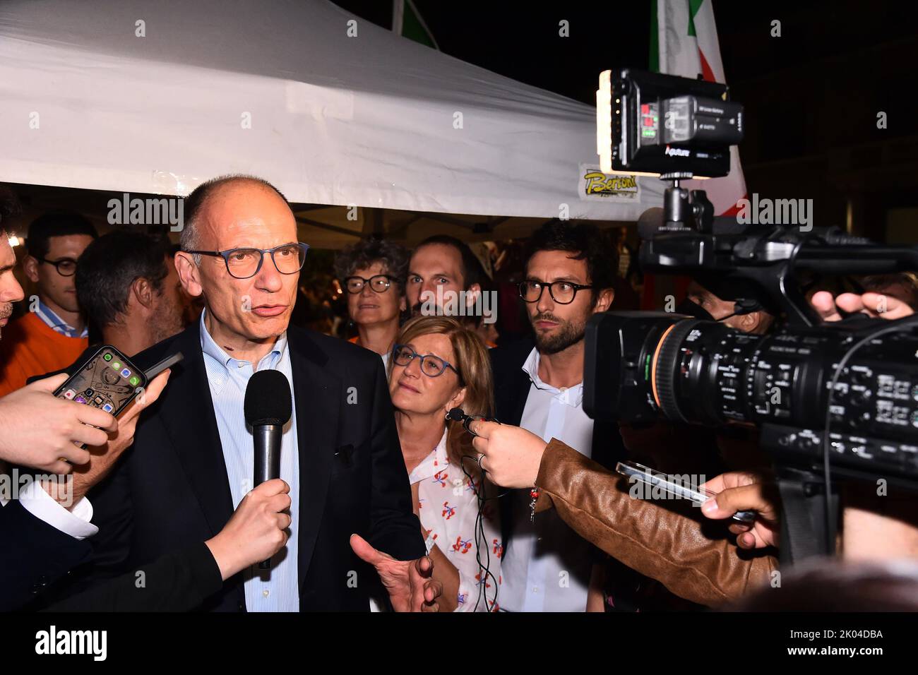 September 9, 2022, Bergamo, Italia: The secretary of the Democratic ...