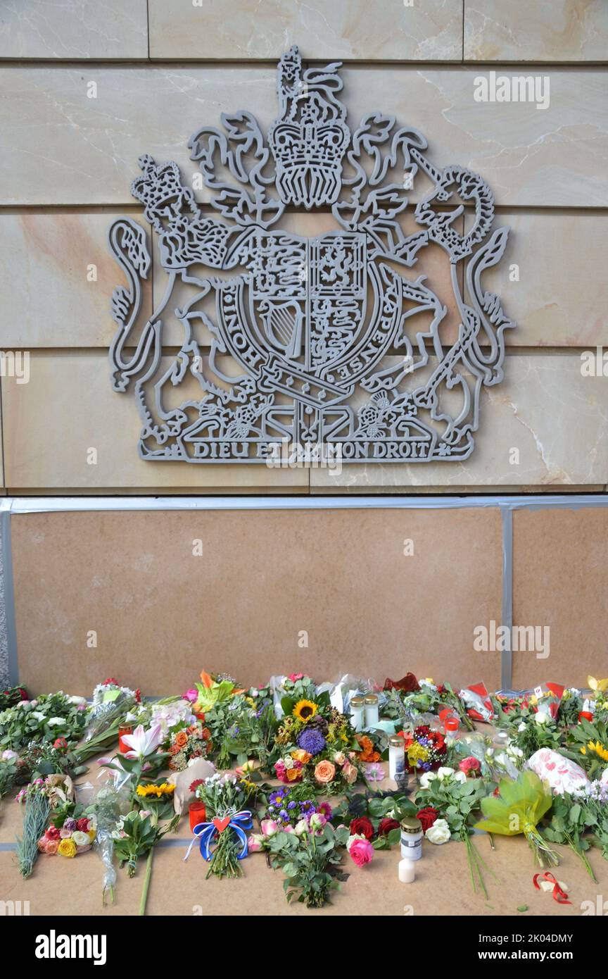 Berlin, Germany - September 9, 2022 - Death of The Queen Elisabet II ...