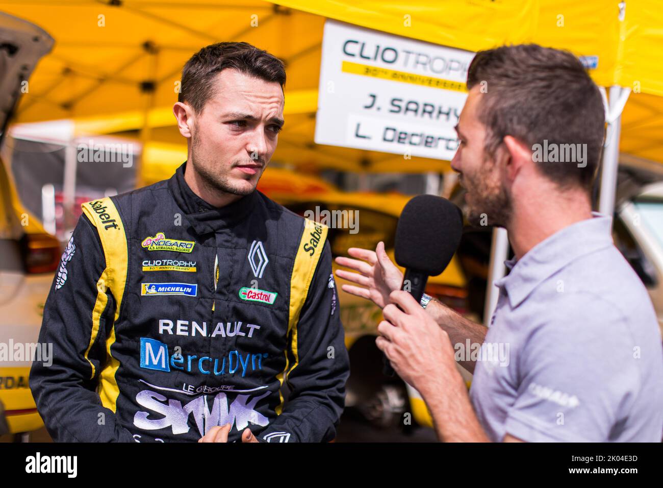 SARHY Jeremy, DECLERCK Loic, Renault Clio RS Line Rally5, portrait ...