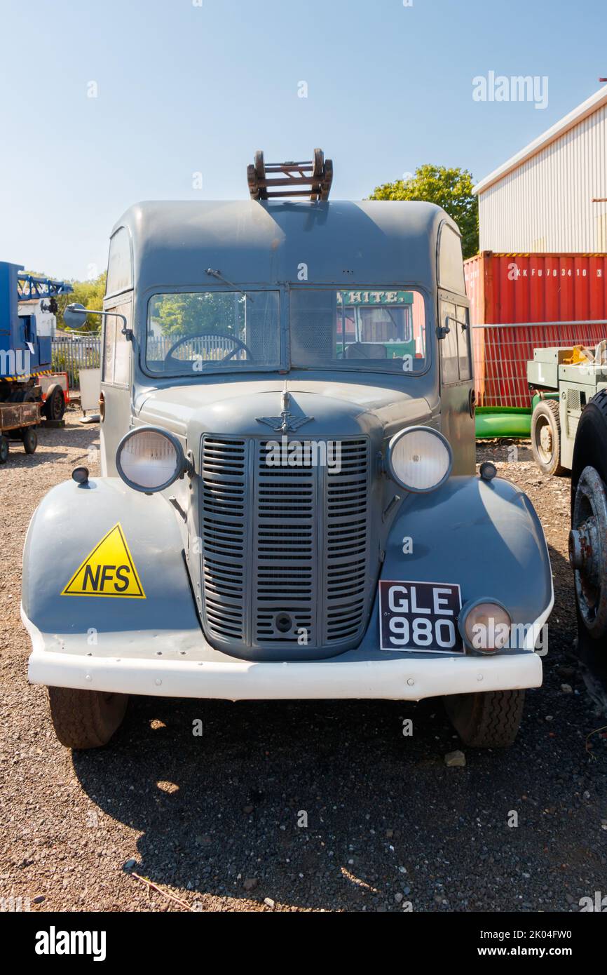 front view National Fire Service vintage Austin K2 Heavy Pump Unit GLE ...