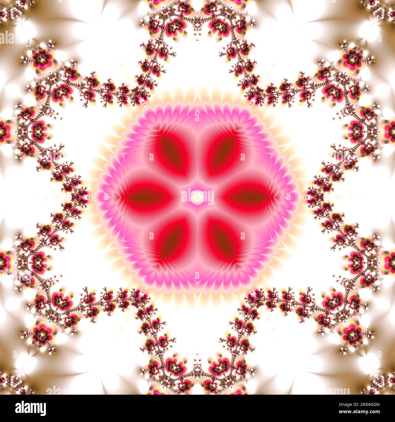 Abstract Computer generated Fractal design. A fractal is a never-ending ...