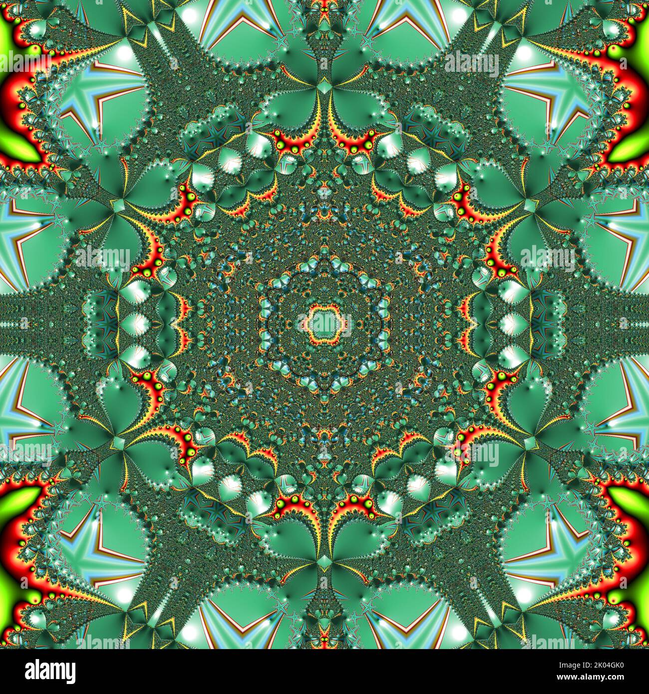 Abstract Computer generated Fractal design. A fractal is a never-ending ...