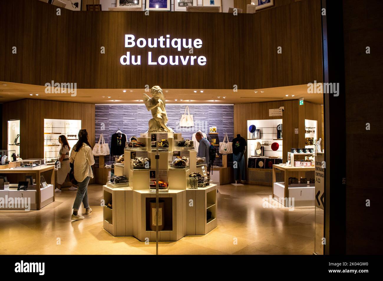 Paris, France - September 08, 2022 The Louvre, the largest museum in ...
