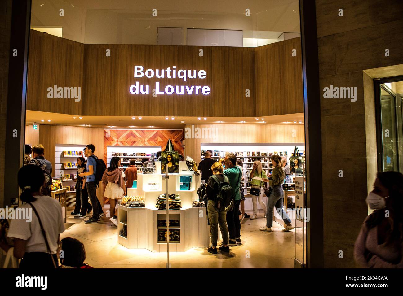Paris, France - September 08, 2022 The Louvre, the largest museum in ...