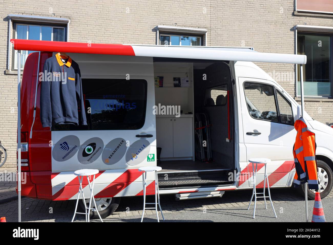 Safety van of municipality law enforcement (handhaving) at 112 dag in ...