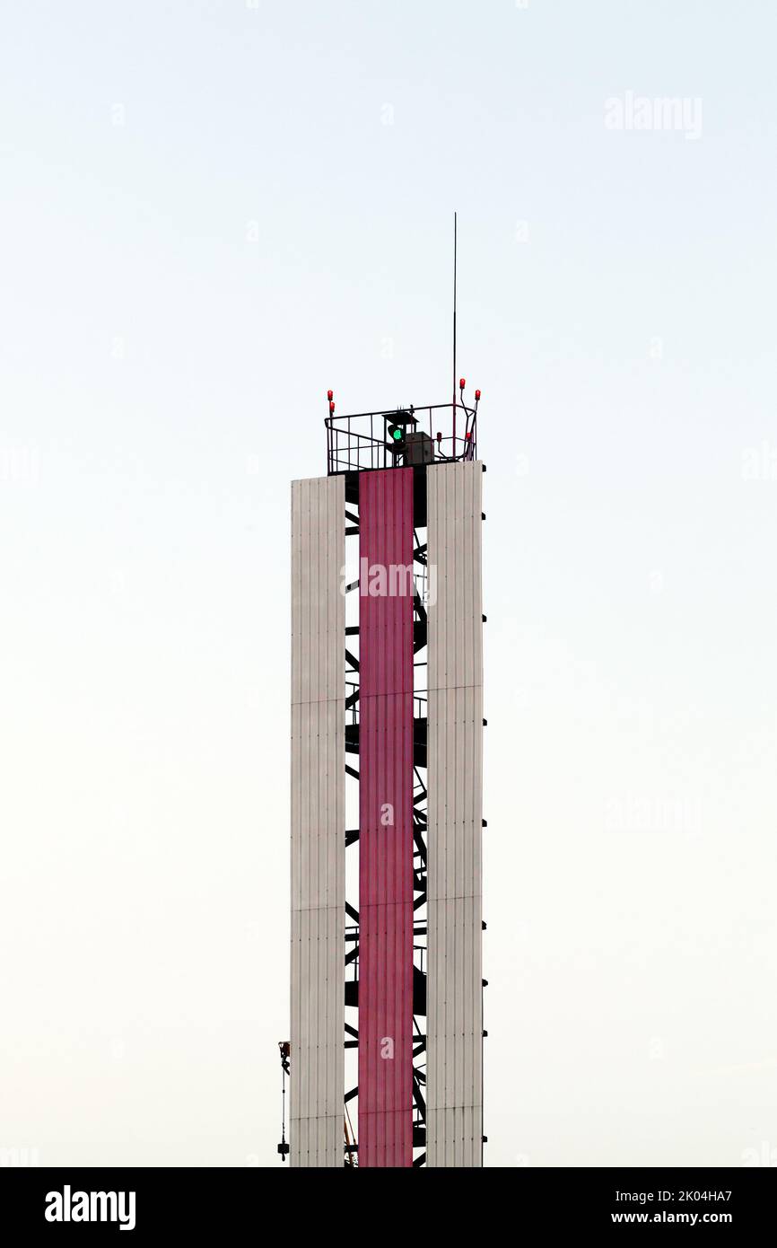 Red And White Vertical Stripes