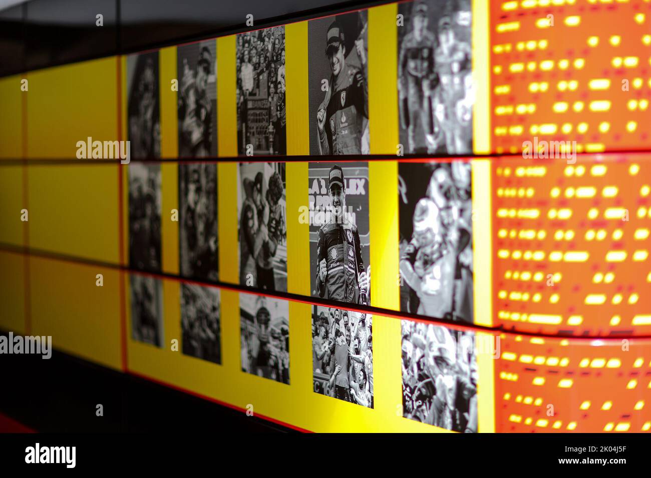 Monza, MB, Italy. 9th Sep, 2022. Ferrari Special Livery and box for ...