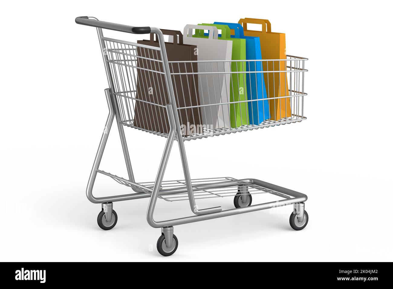 Postman express grocery delivery Cut Out Stock Images & Pictures - Alamy