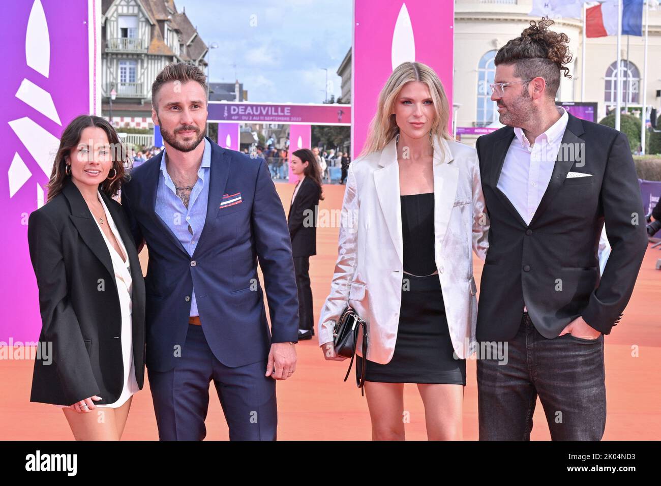 Deauville, France. 9th Sept 2022. Ali Richey, Nick Richey and guests ...