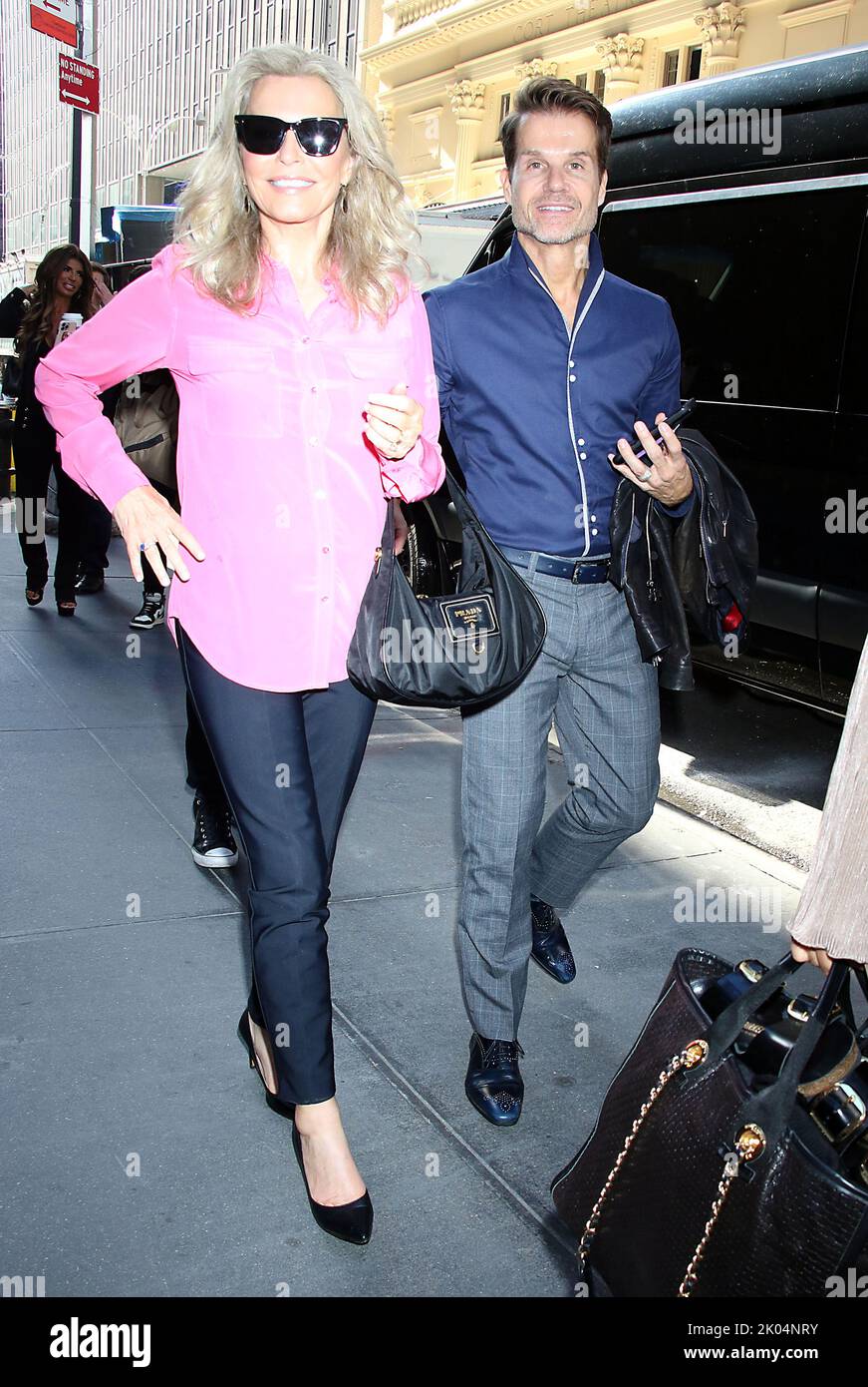 New York, NY, USA. 8th Sep, 2022. Cheryl Ladd, Louis Van Amstel seen at ...