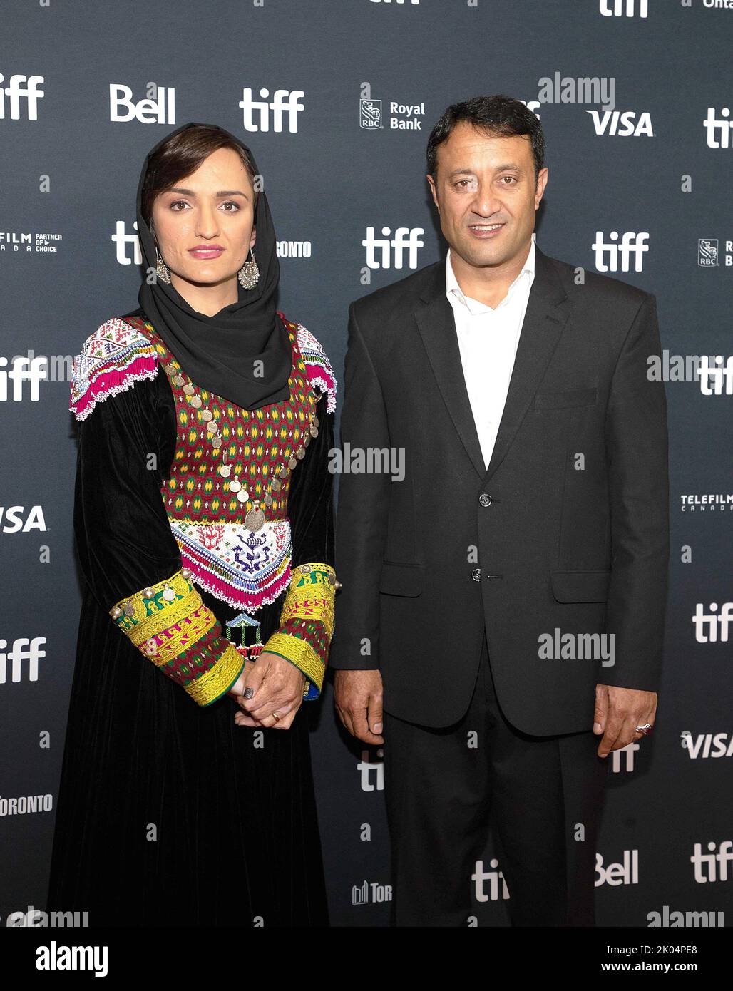 Zarifa Ghafari, Bashir Mohammadi attend the "In Conversation" - The ...
