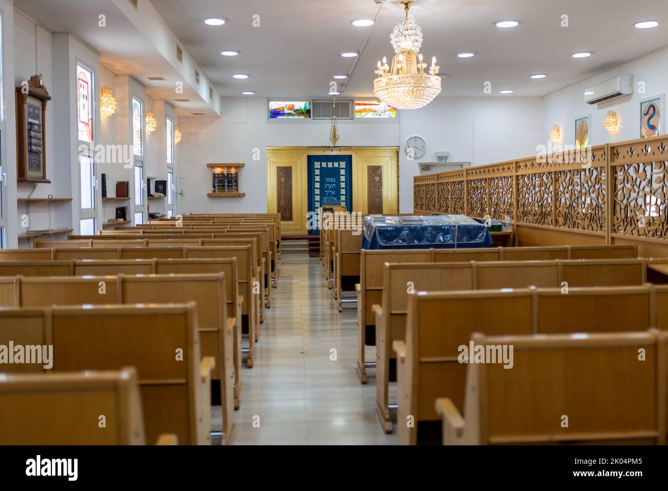 Modern Synagogue Interior