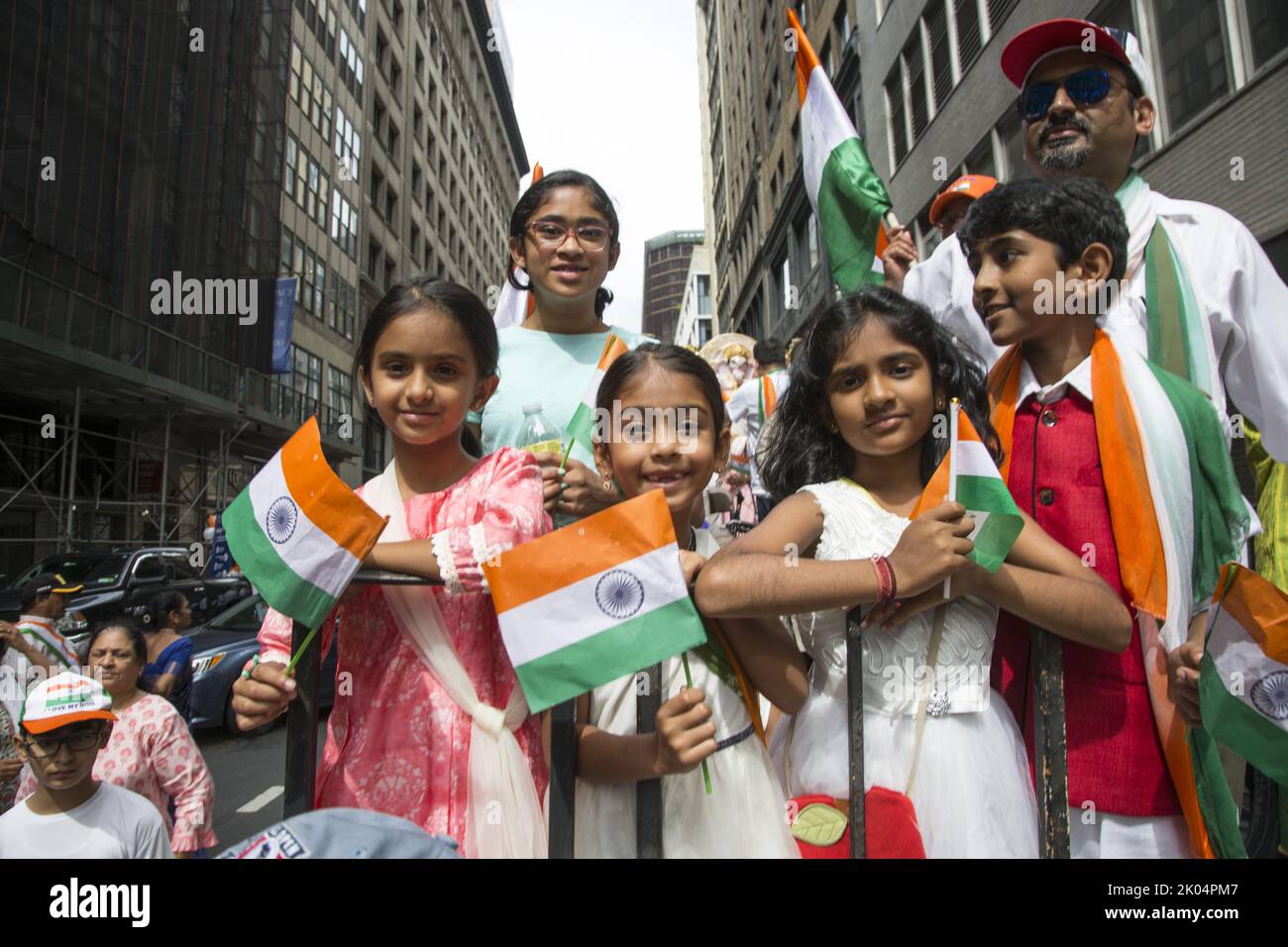 75th anniversary Indian Independence Day Parade on Madison Avenue in ...