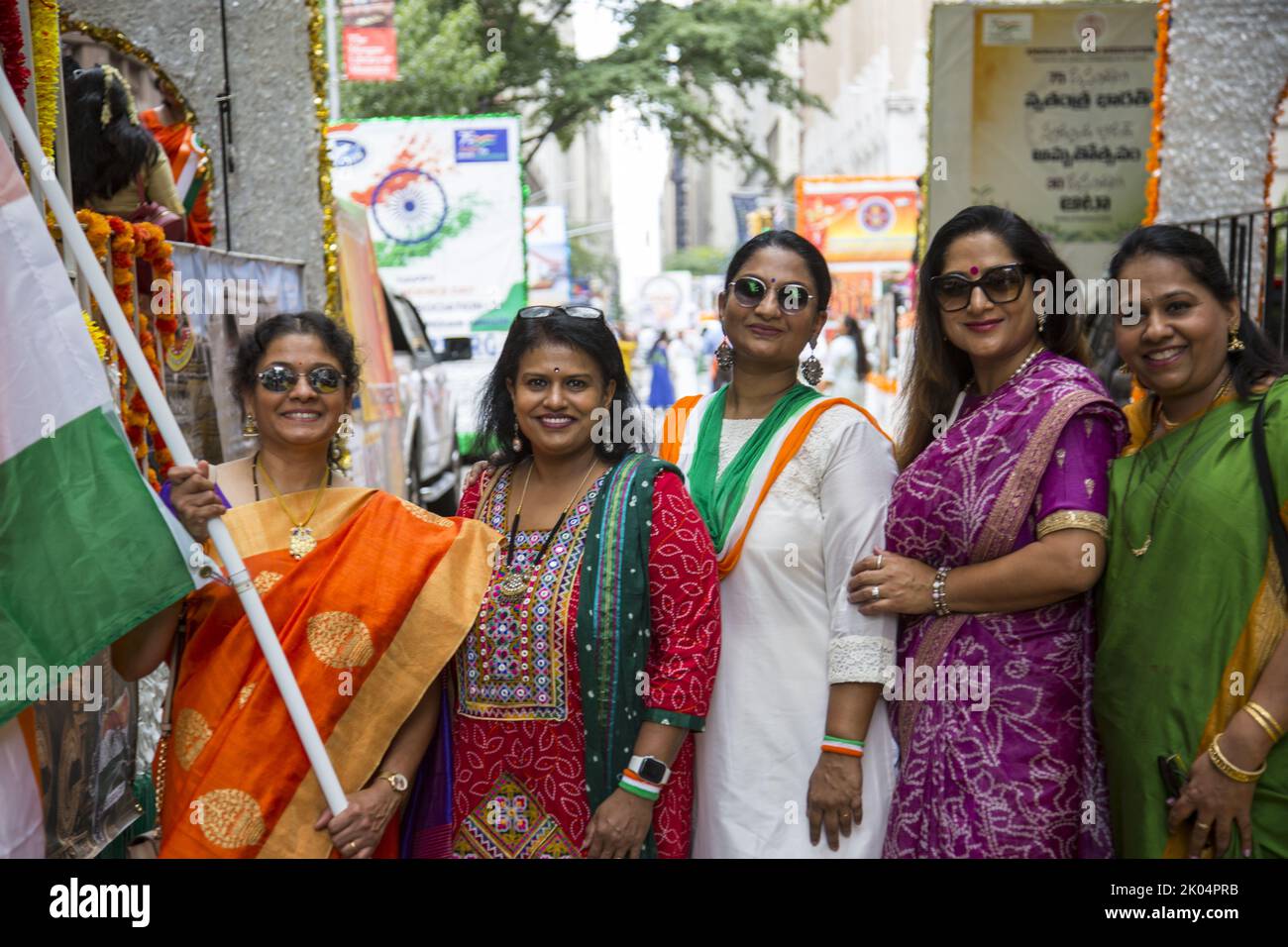 75th anniversary Indian Independence Day Parade on Madison Avenue in ...