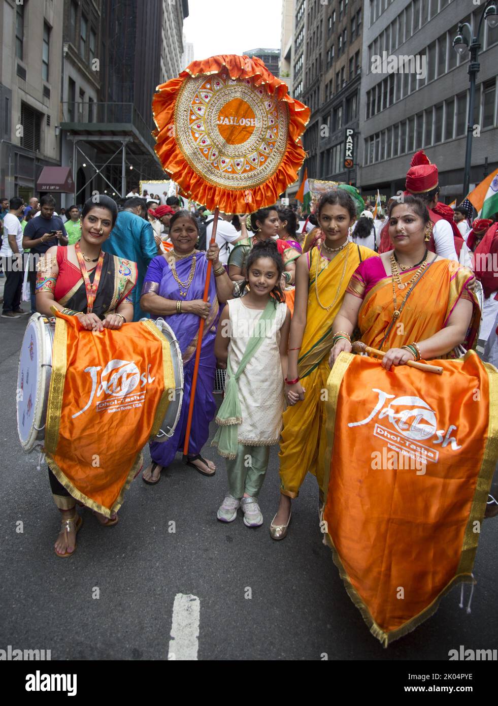 75th anniversary Indian Independence Day Parade on Madison Avenue in ...