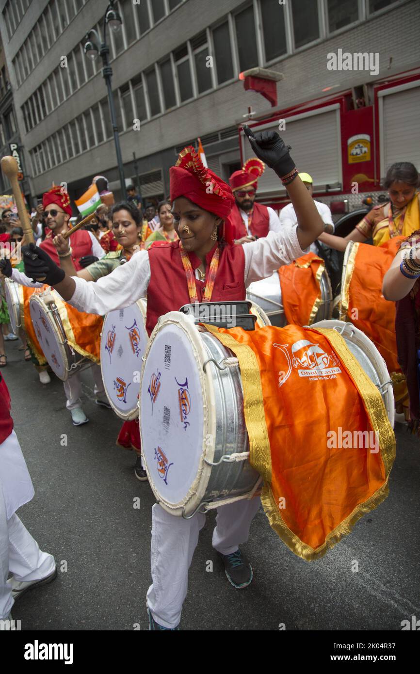 75th anniversary Indian Independence Day Parade on Madison Avenue in ...