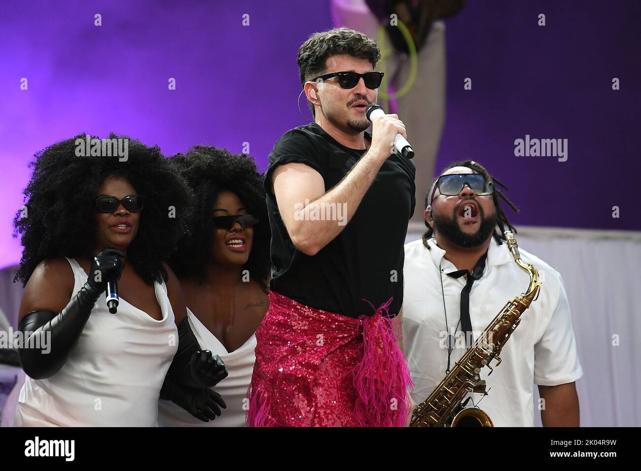 Rio de Janeiro, Brazil,September 9, 2022. Cantor Jão ,during his show ...