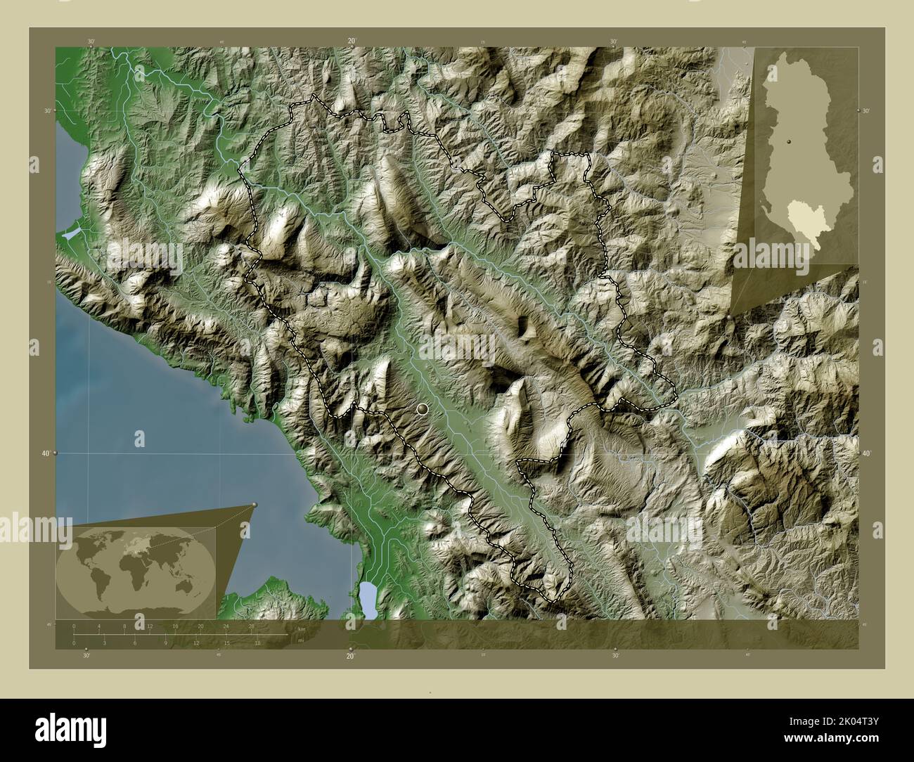 Sarande map hi-res stock photography and images - Alamy