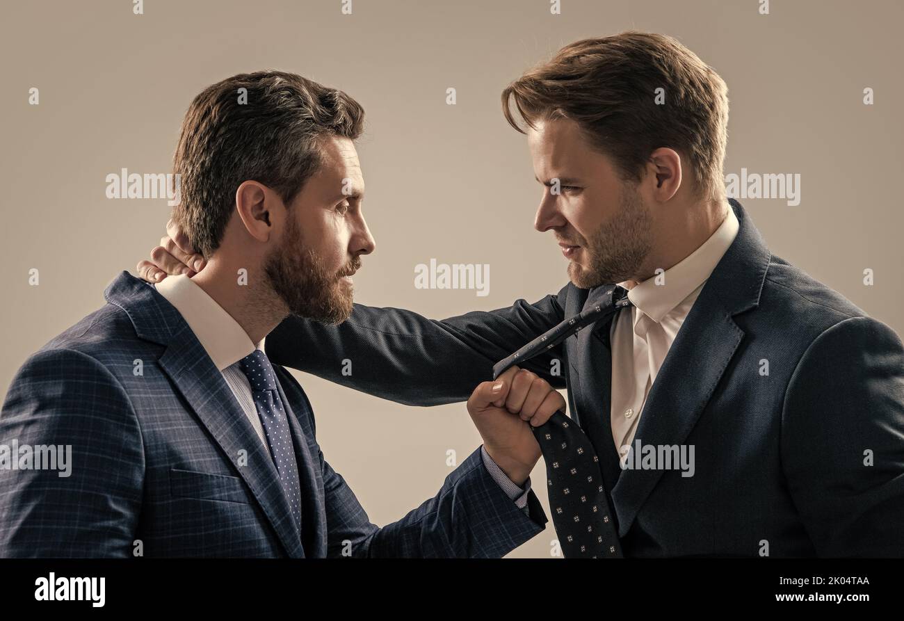 business partners blame each other. arguing businesspeople ...