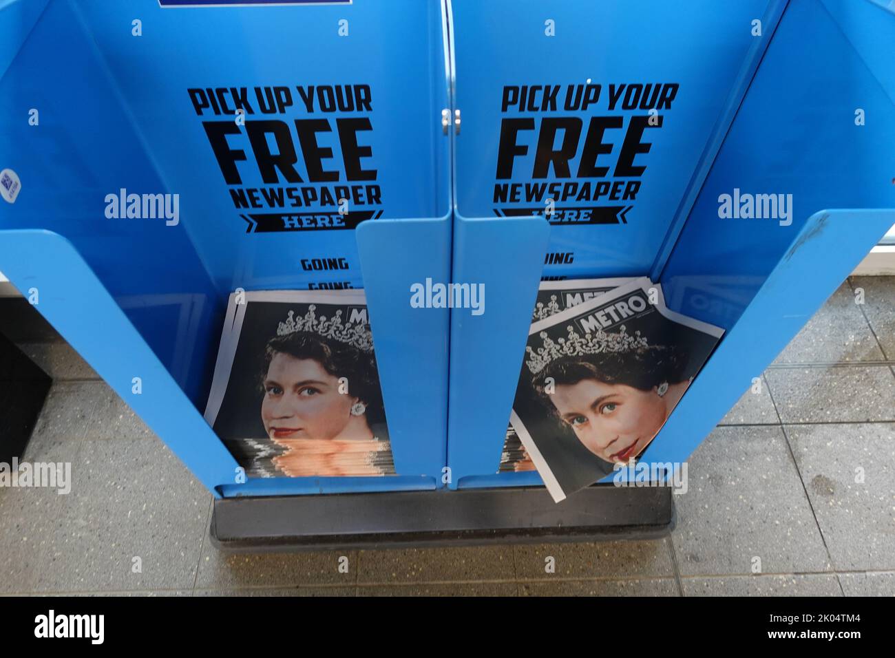 London, Friday 9th September, the day after the death of Queen ...