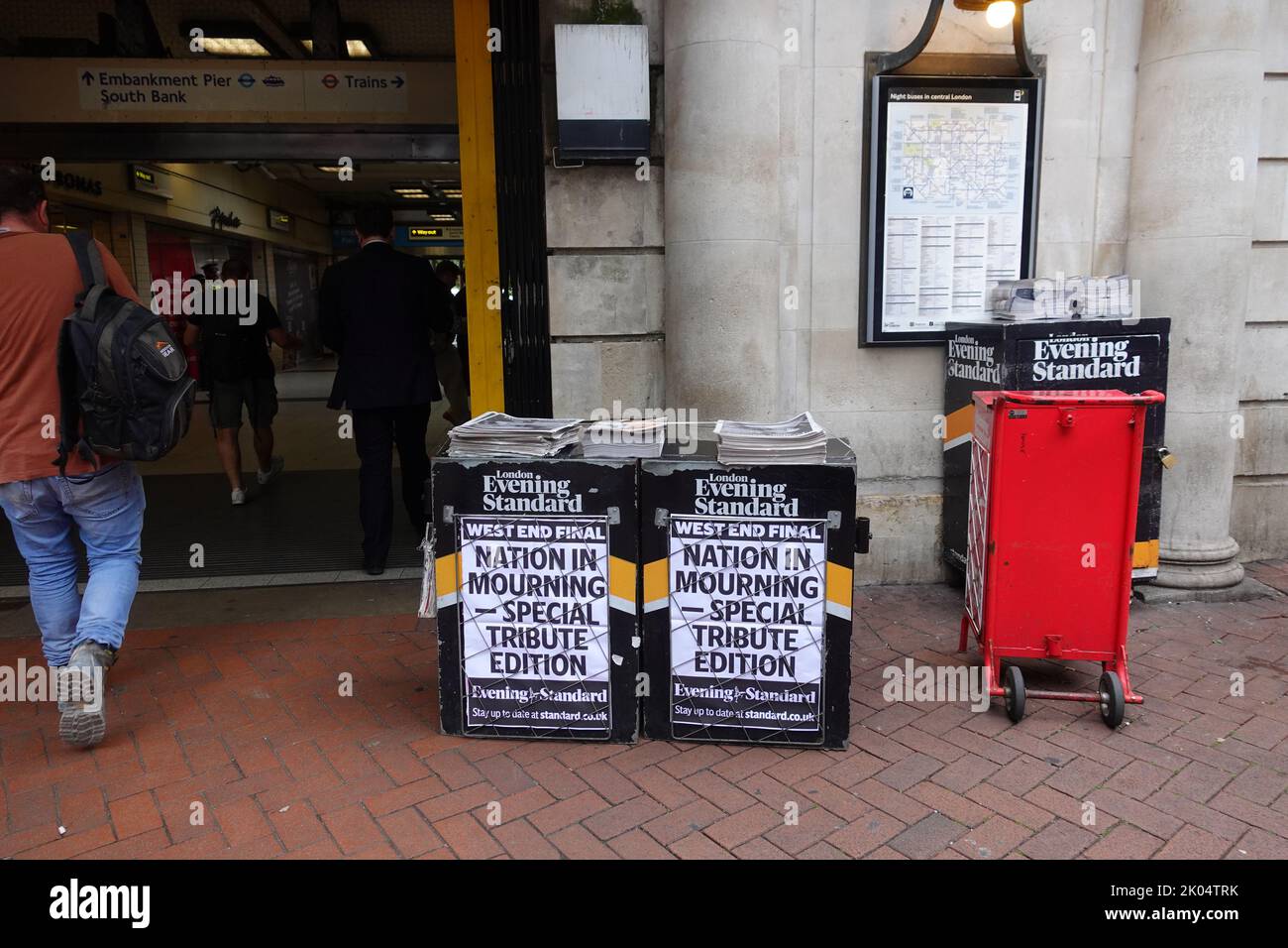 London, Friday 9th September, the day after the death of Queen ...