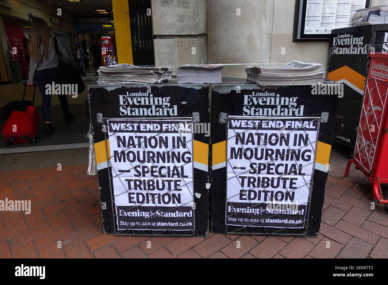 London, Friday 9th September, the day after the death of Queen ...