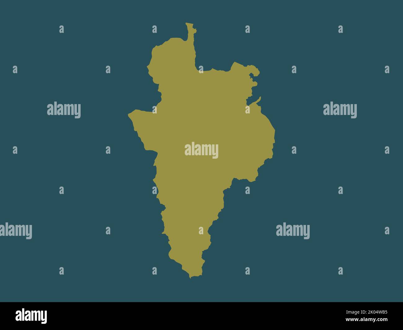 Korce outline map hi-res stock photography and images - Alamy