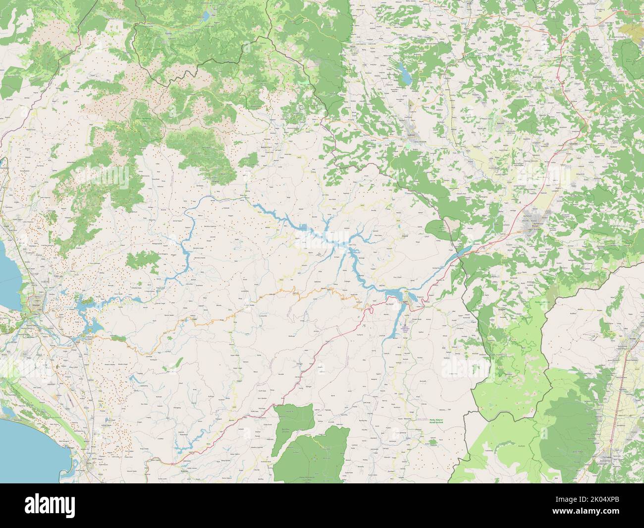 Kukes map hi-res stock photography and images - Alamy